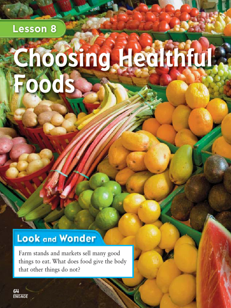 Choosing Healthful Food | PDF | Foods | Carbohydrates