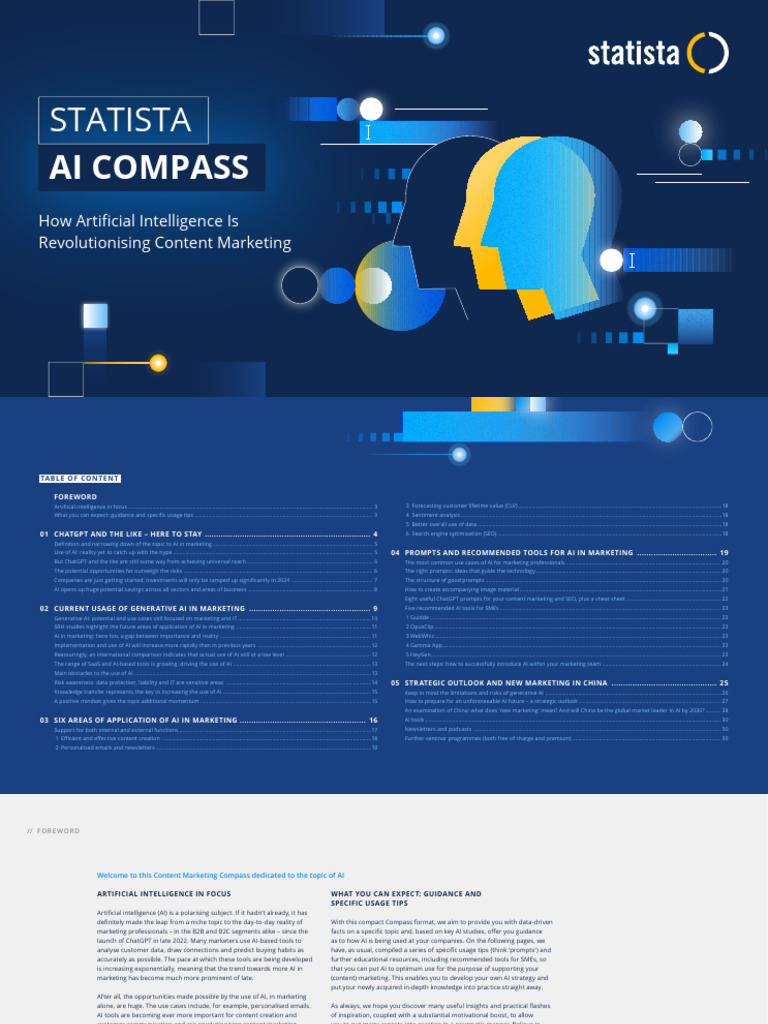 Statista AI Compass | PDF | Artificial Intelligence | Intelligence (AI ...