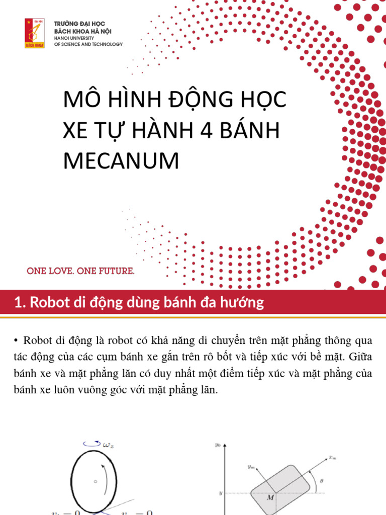 (123doc) Mo Hinh Dong Hoc Xe Tu Hanh 4 Banh Mecanum | PDF