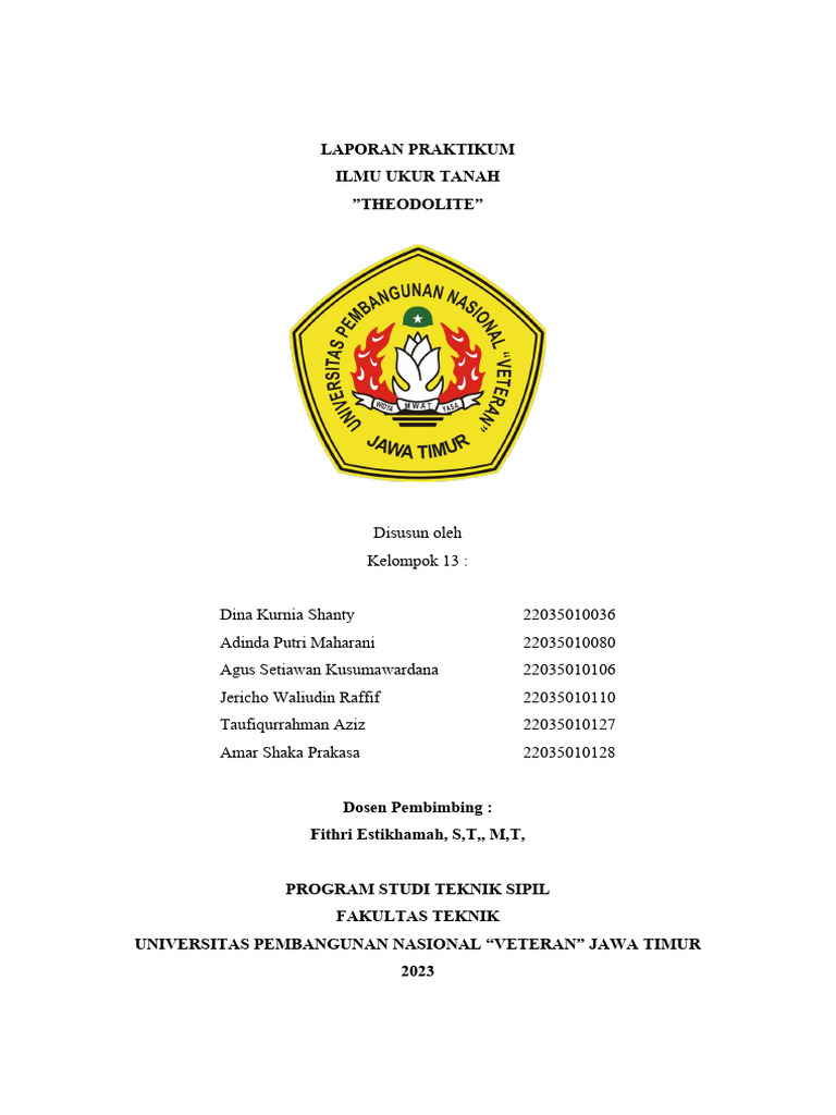 Fix Laprak Theodolite Final | PDF