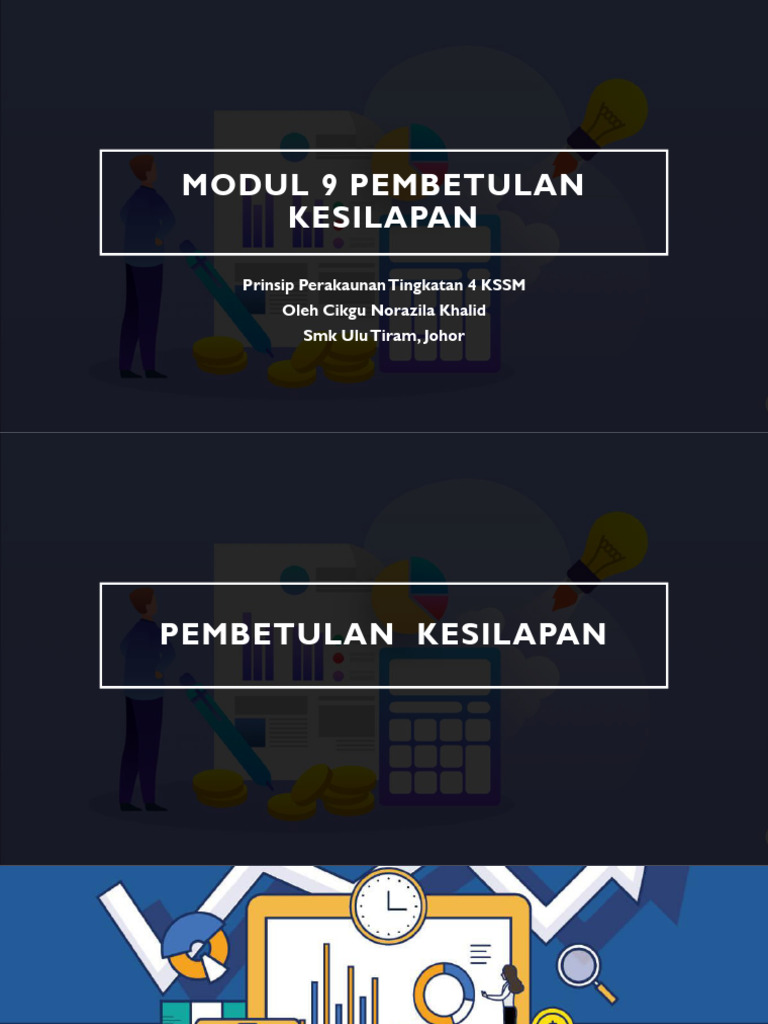 Akaun T4 KSSM Modul 9 Pembetulan Kesilapan | PDF