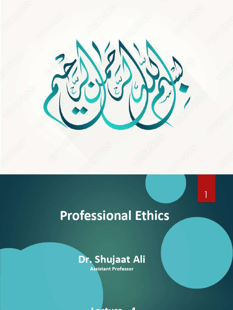 Lec 4 Professional Ethics Hu 222 Pdf Morality Psychology