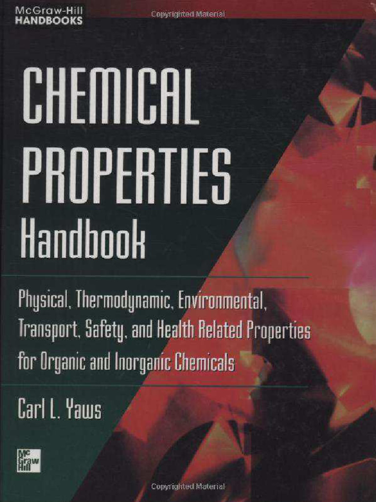 Chemical Properties Handbook | PDF