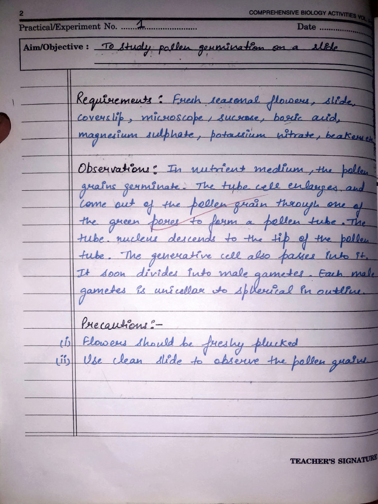 Bio Practical File | PDF