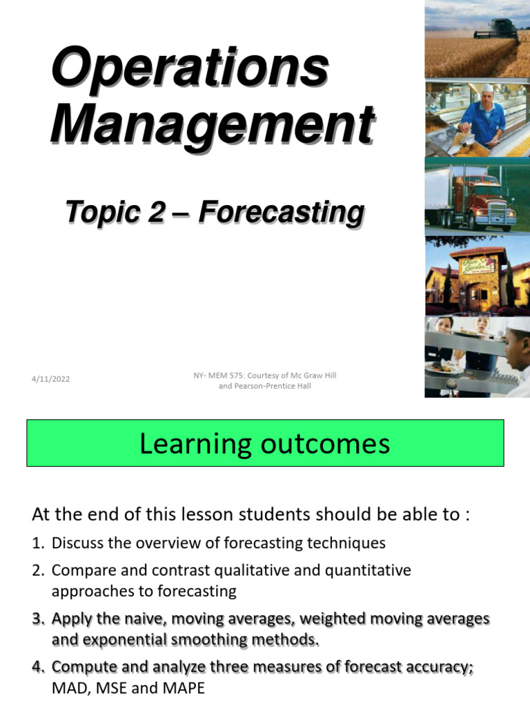 FORECASTING | PDF | Forecasting | Time Series