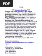 Sujets BEM Français 2025 | PDF | Algérie