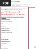 MCQ Physiotherapy | PDF