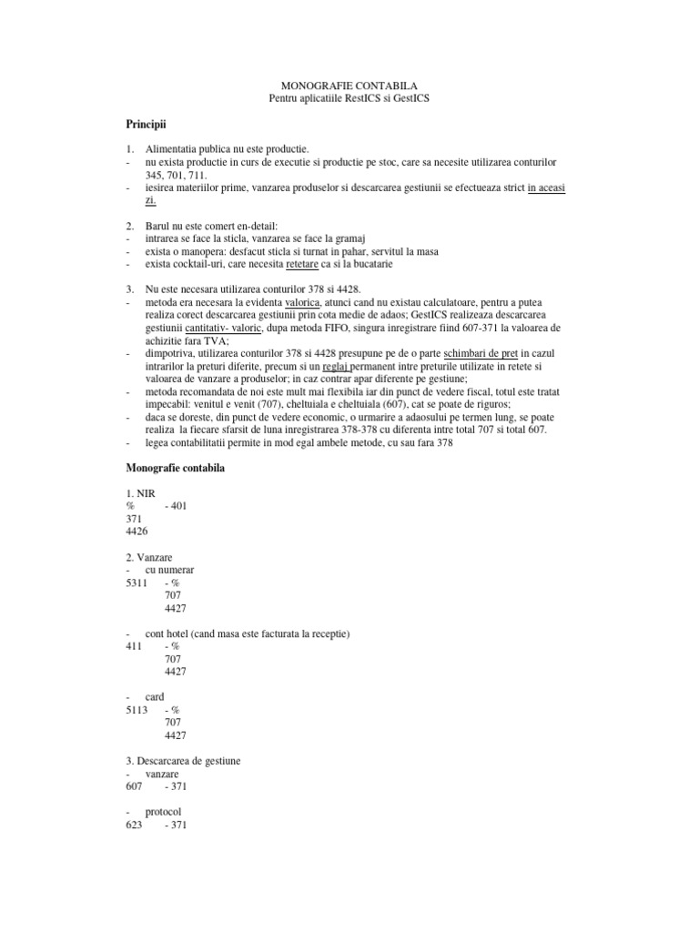 MONOGRAFIE CONTABILA - Multisoft | PDF