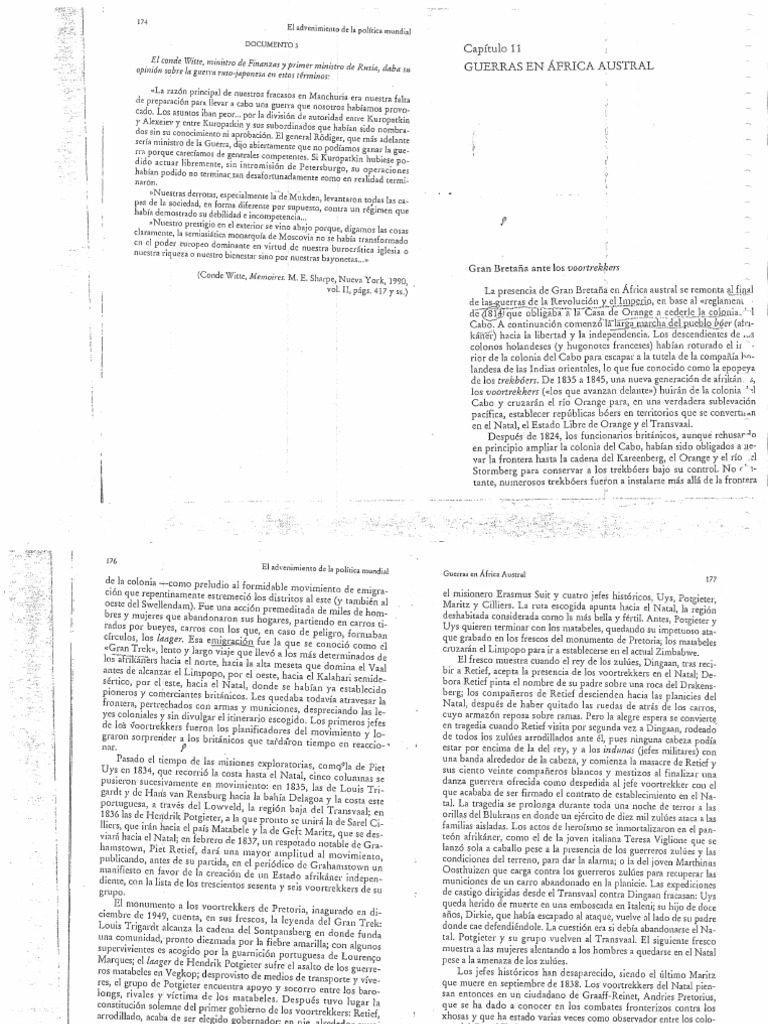 Zorgbibe, Tomo I, Cap. 11, Guerra Anglo-Bóer, Ps. 175-193 | PDF ...