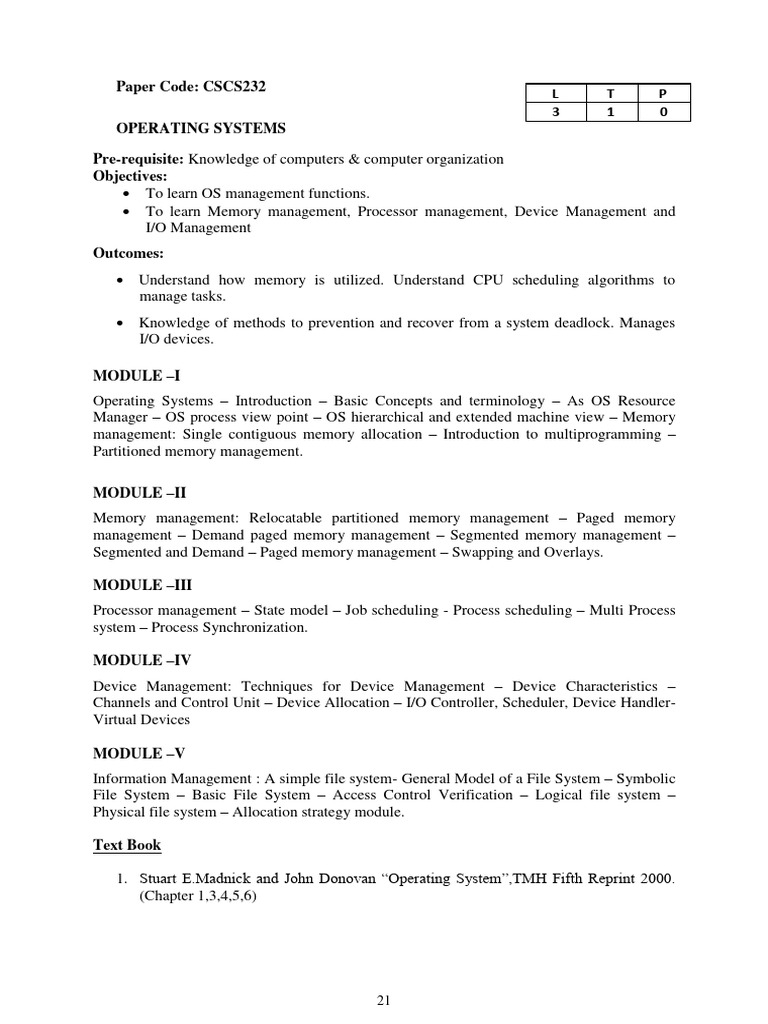 SEM3 Syllabus | PDF | Computer Network | Process (Computing)