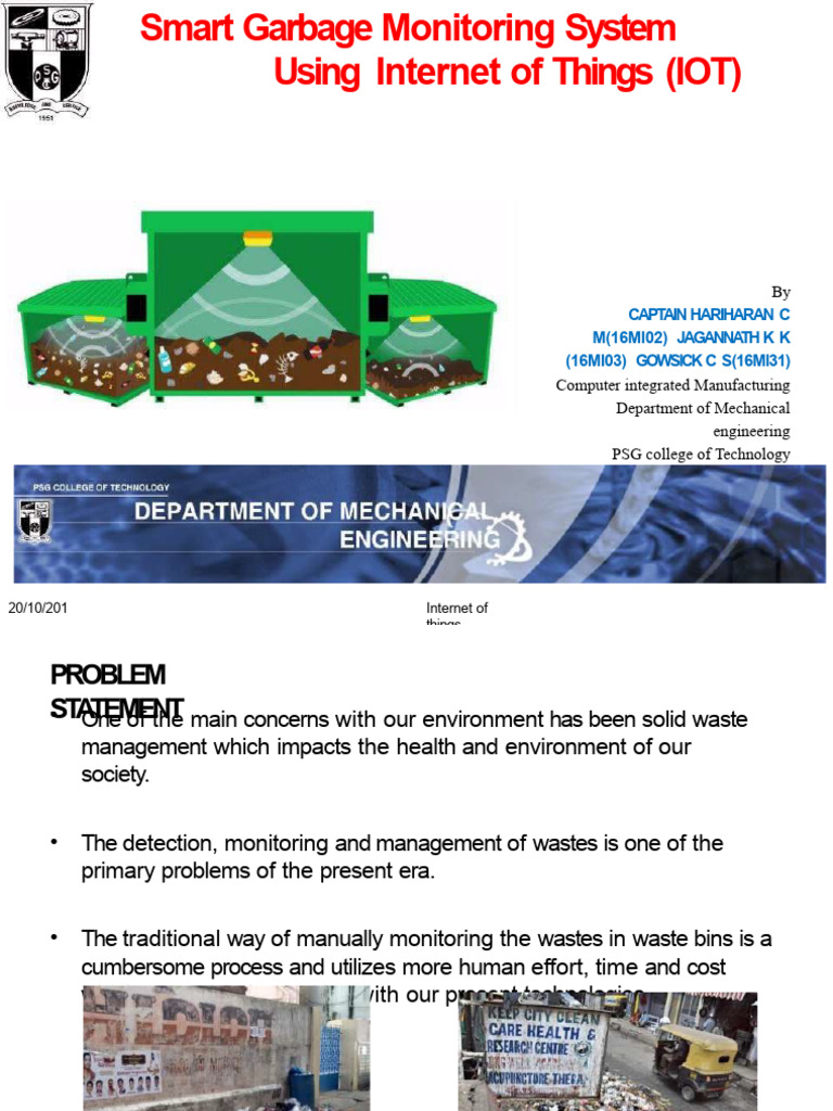 Smart Waste Bins | PDF