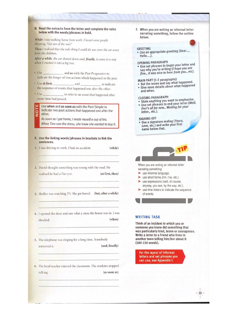 D. Read The Extracts From The Letter and Complete The Rules | PDF