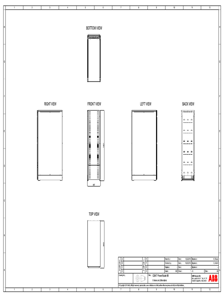 CBAT PowerScale 88 - 6 Views and Dimensions | PDF