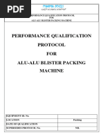 Performance Qualification Protocol Vial Washing Machine | PDF ...
