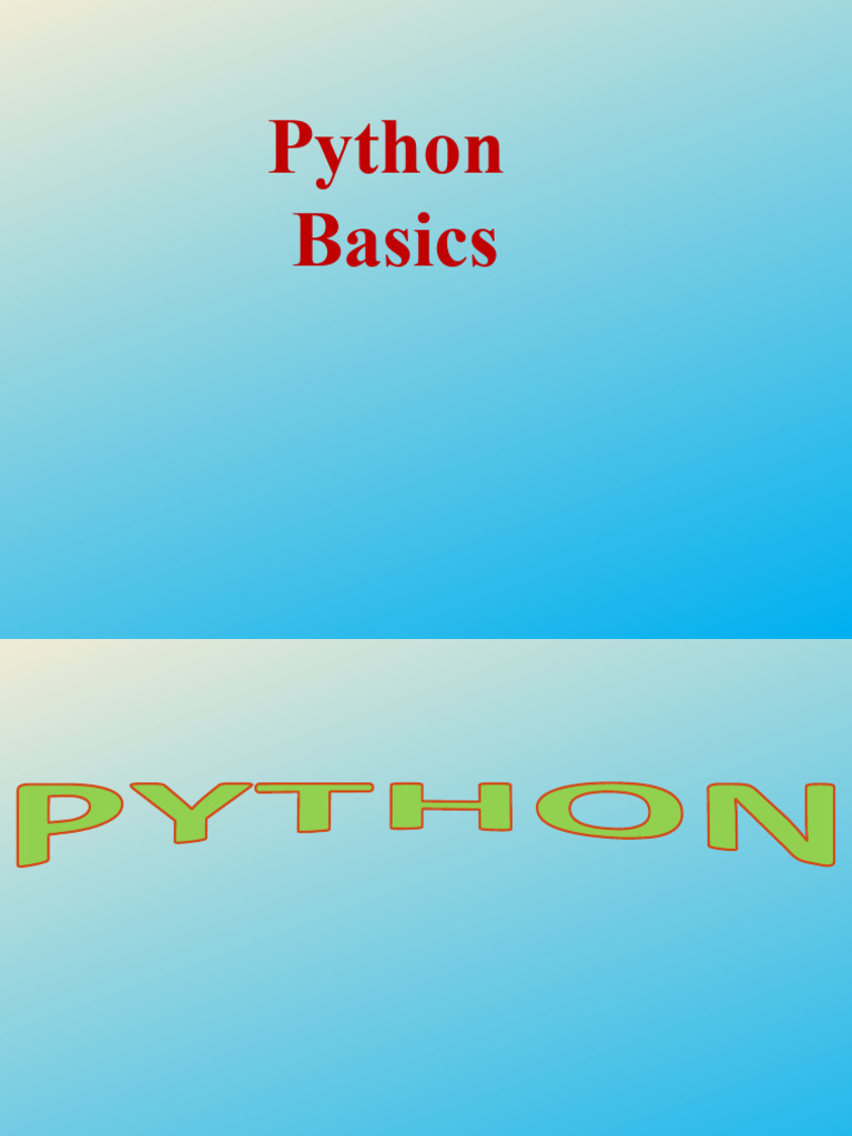 Pythonppt Pdf Variable Computer Science Parameter Computer 7085
