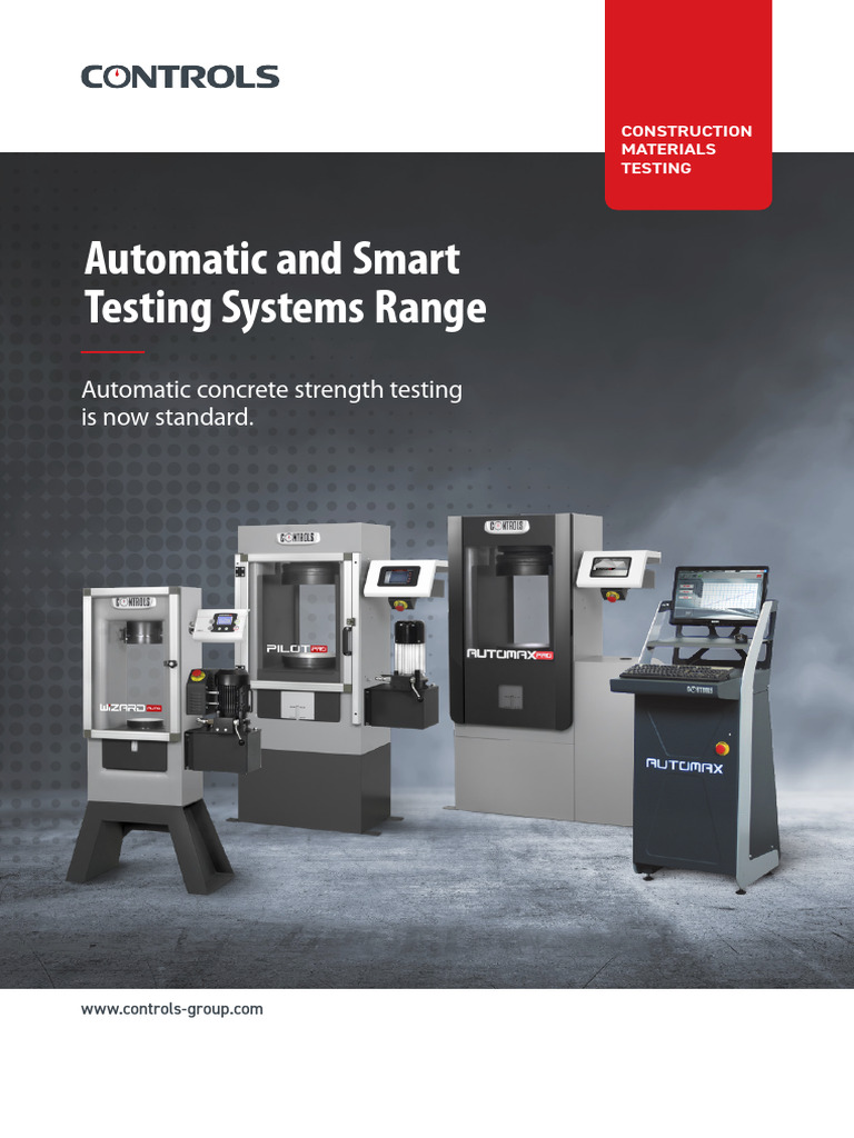 Automatic and Smart Testing Systems Range Brochure | PDF | Young's ...