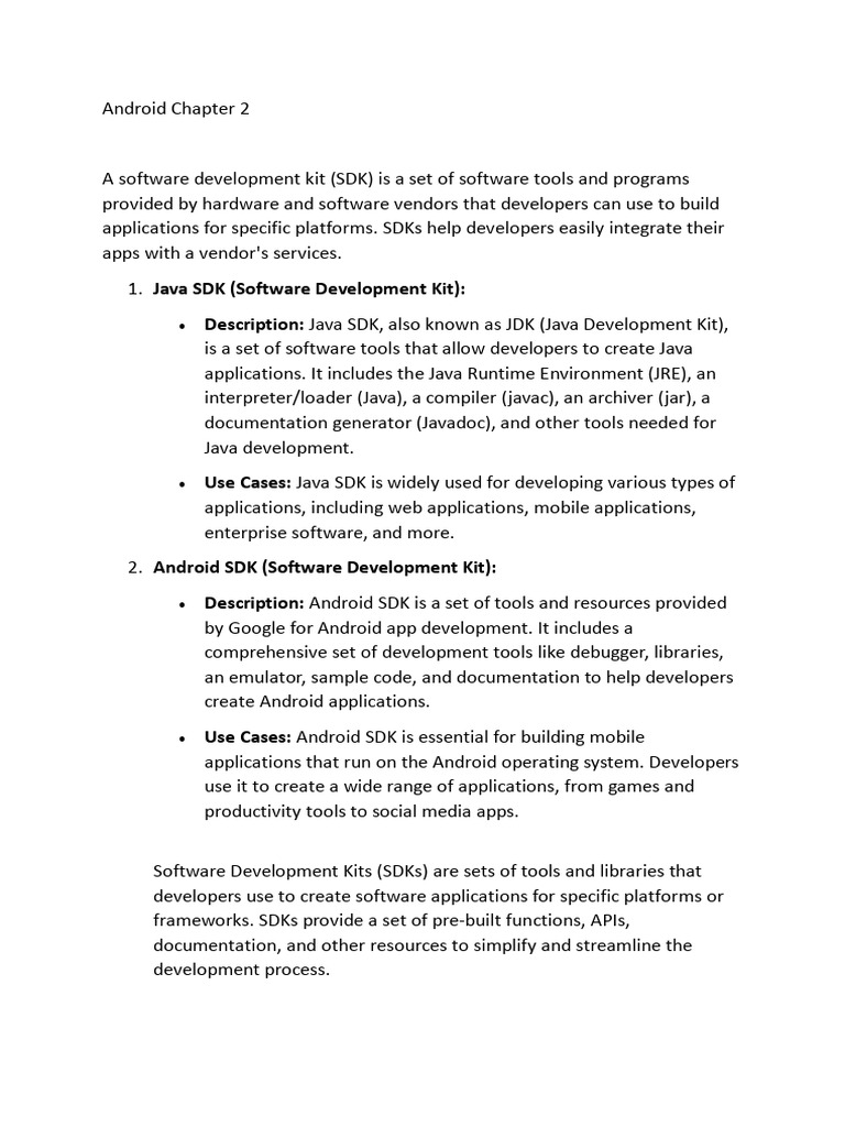 Android Unit 2 | PDF | Java Virtual Machine | Java (Programming Language)