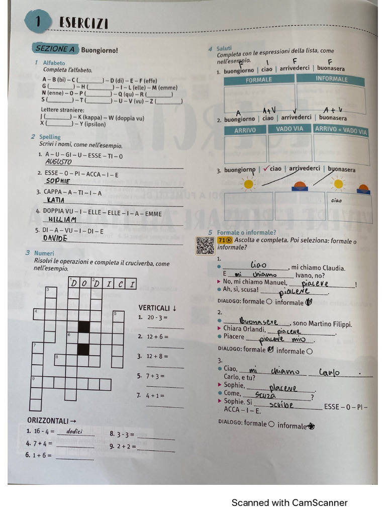 DIECI_A1_ESERCIZI | PDF