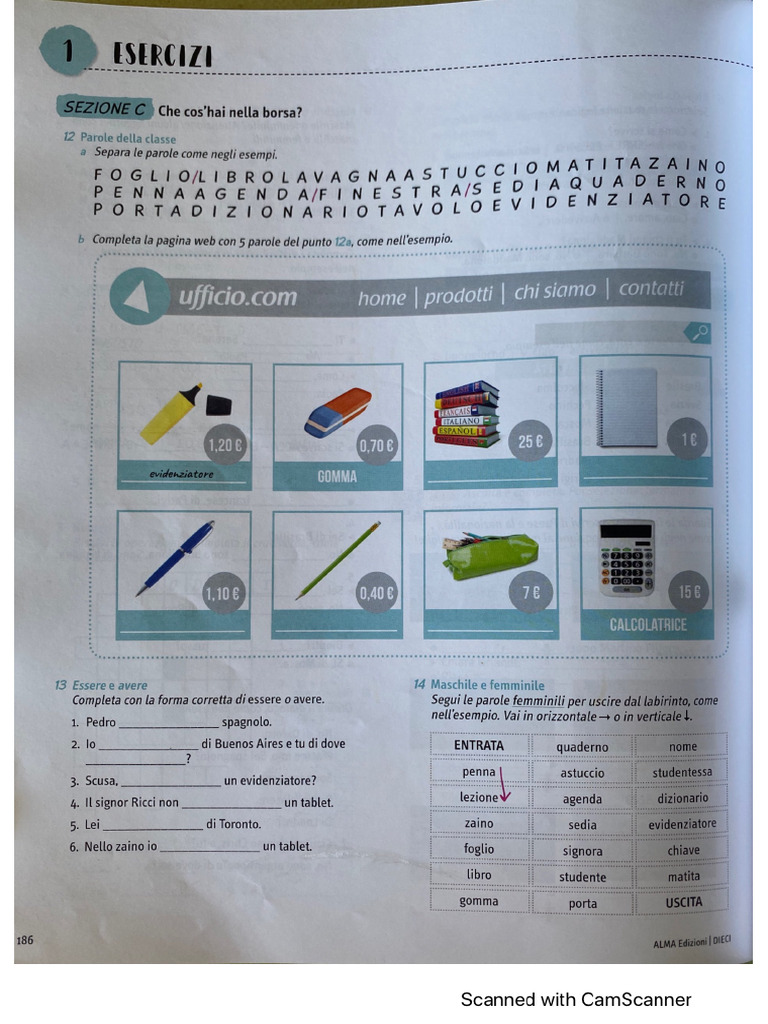 DIECI A1 Ex 1 | PDF