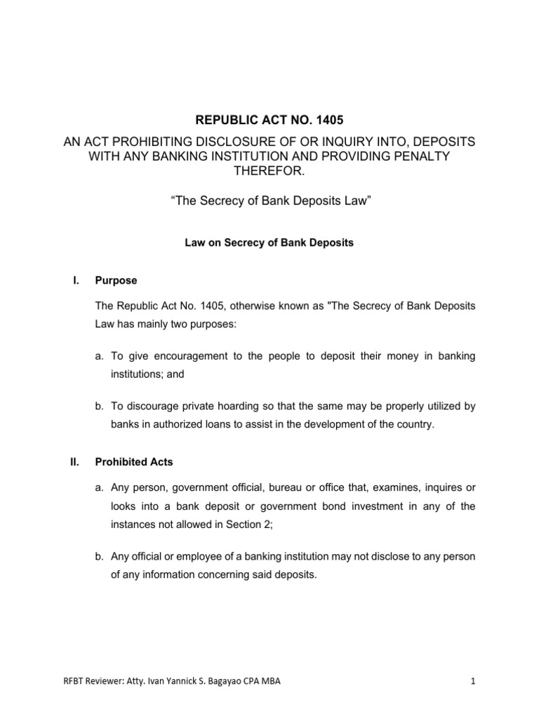 Bank Secrecy Act | PDF | Banks | Money Laundering