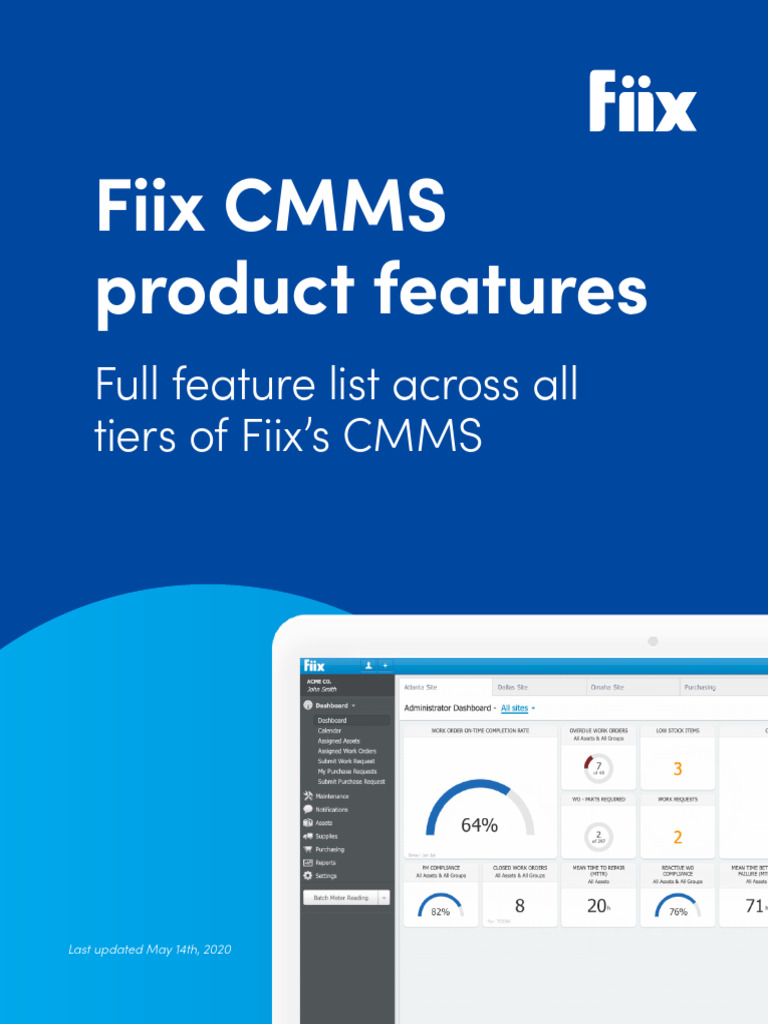 4-Fiix CMMS Features | PDF