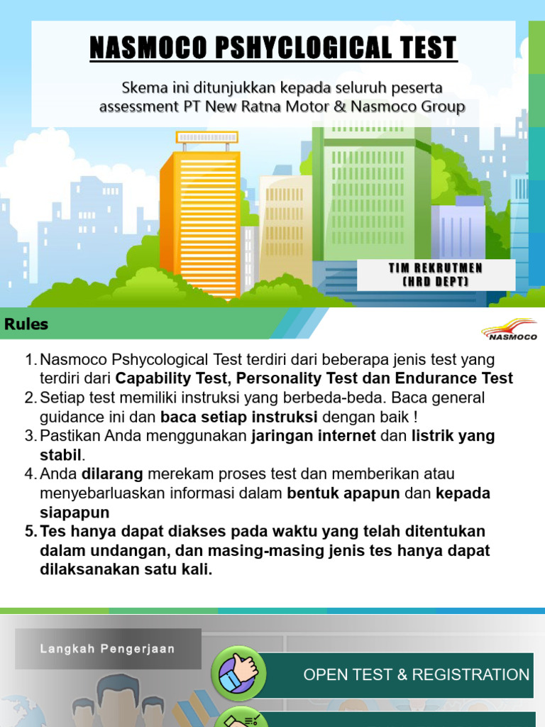 Guidance Online Test Personal - Nasmoco NSD | PDF