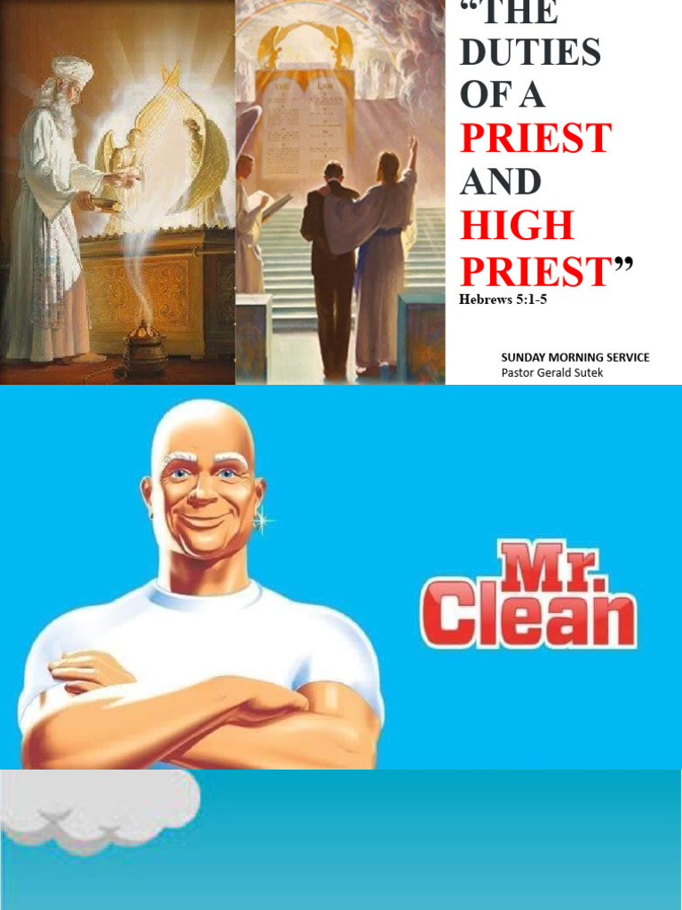 The Duties Of A Priest And High Priest Pdf