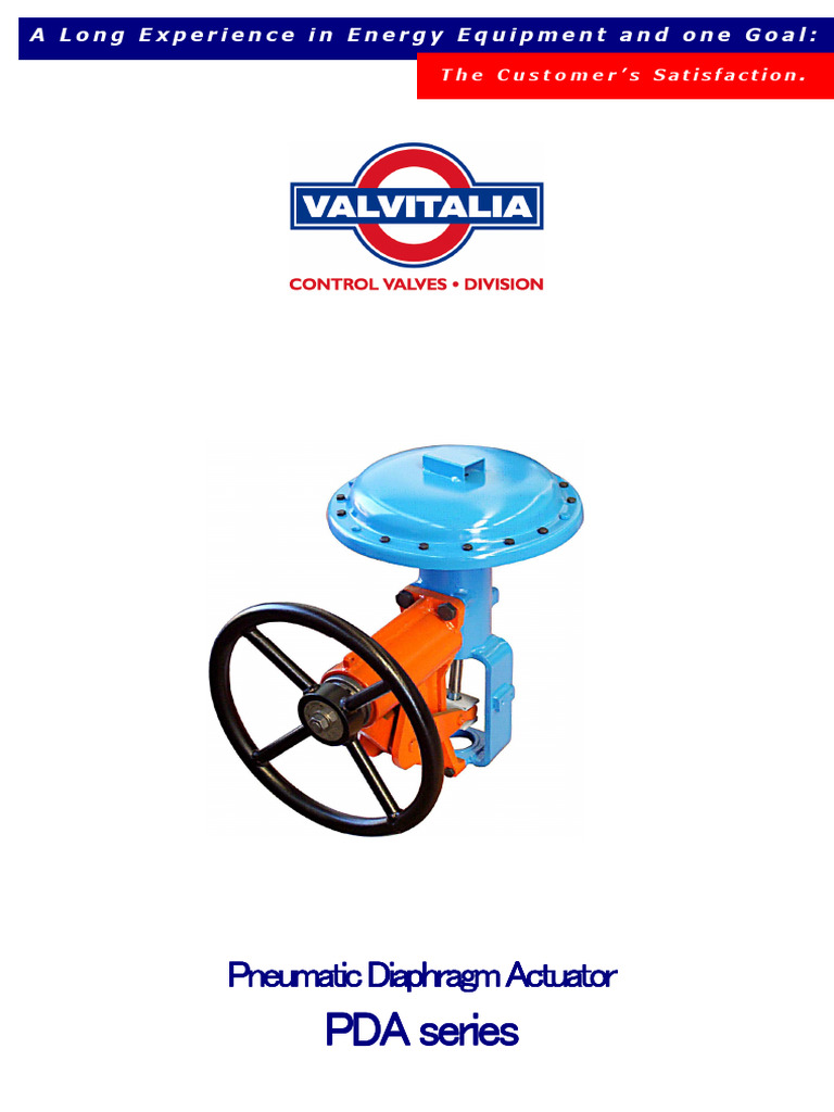 VALVITALIA-cat. PDA Actuators - Rev1.4 | PDF | Valve | Actuator