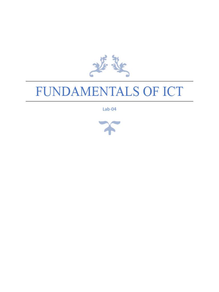 Ict Lab 4 Docx Zoya Zaib Cosc321101094 Pdf Hyperlink Computer Keyboard