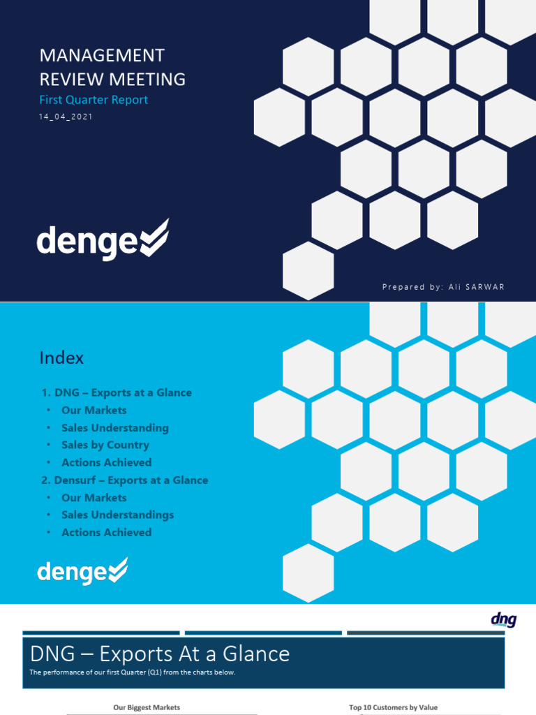 Denge Kimya - First Quarter Report | PDF | Marketing | Business