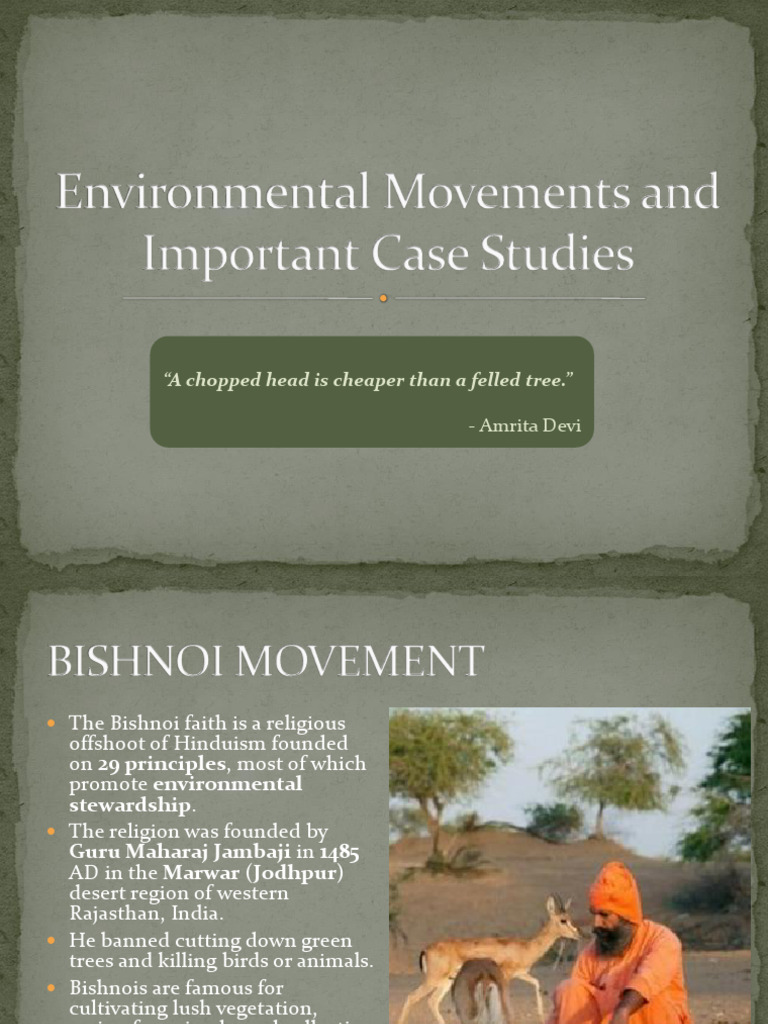 Environmental Movements | PDF