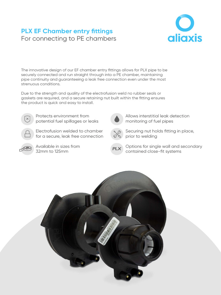 PLX EF Chamber Entry Fittings 2023 | PDF | Pipe (Fluid Conveyance ...