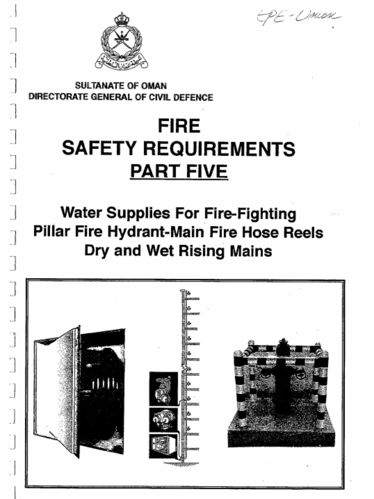 Omani Standard-Directorate General of Civil Defense Fire Saf | PDF