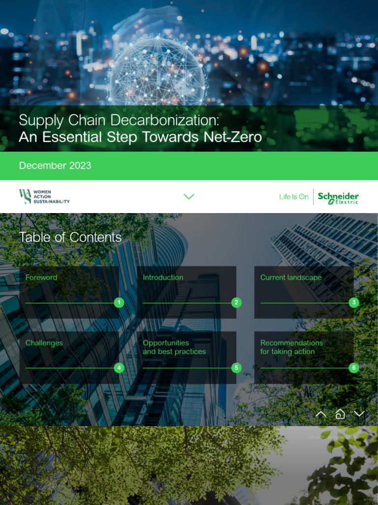 Supply Chain Decarbonization An Essential Step Towards Net Zero | PDF ...