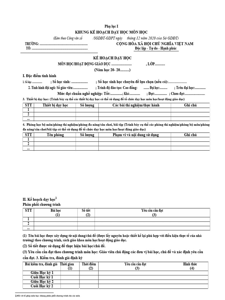 Phu_luc_1_2_3_4_theo_cong_van_5512_cac_loai_khung_ke_hoach_nam_hoc_part01 | PDF