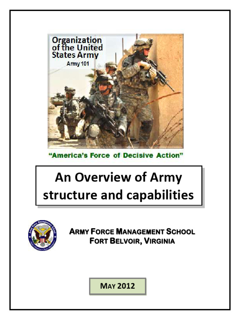 AFMS Overview of Army Structure and Capabilities 2012 | PDF | Sergeant ...