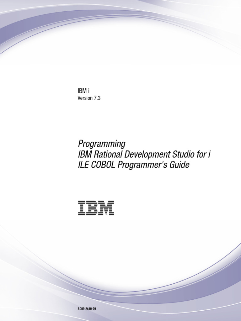 ILE COBOL Programmer's Guide | PDF | Programming | Computer Program ILE COBOL Programmer's Guide | PDF | Programming | Computer Program