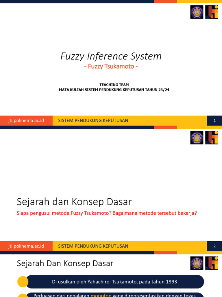Pertemuan 14 - Metode-Metode FIS | PDF