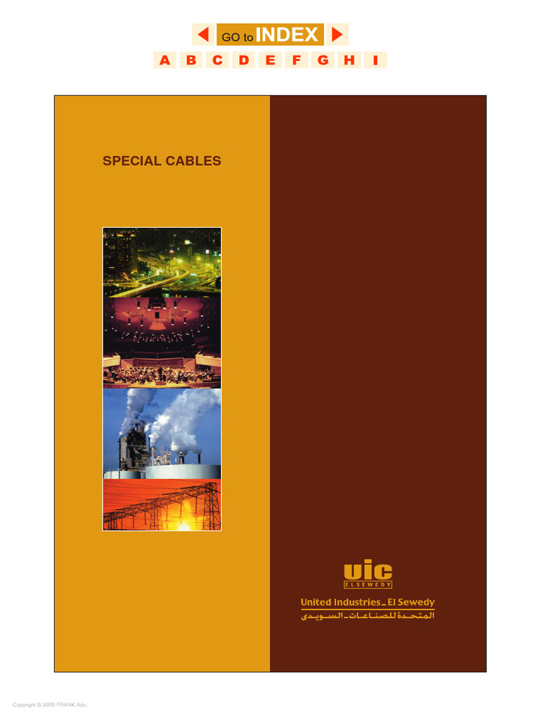 Special Cables Catalogue | PDF | Information And Communications ...