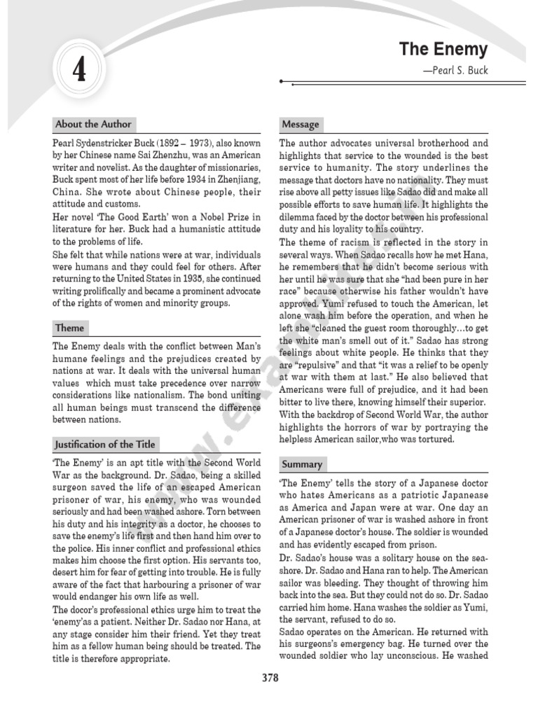 The Enemy Chapter 4 2023 | PDF
