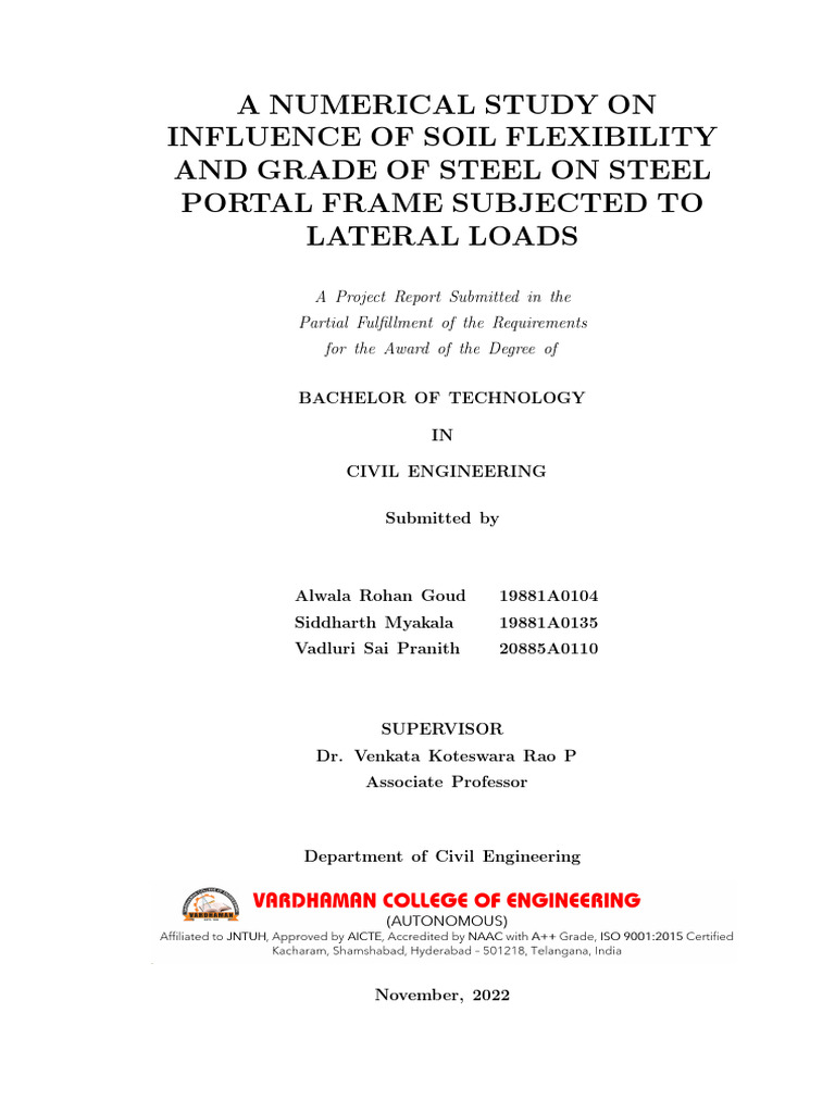 Batch 11 Major Project | PDF | Beam (Structure) | Bending