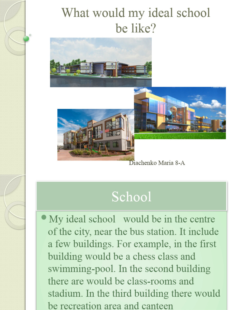 What Would My Ideal School Be Like | PDF