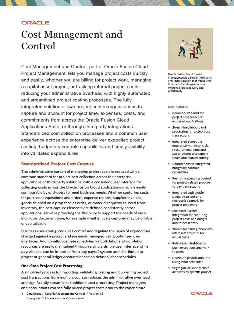 Oracle Cost Management And Control Pdf Cost Cloud Computing