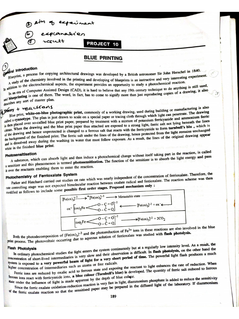 Blueprint Experiment | PDF