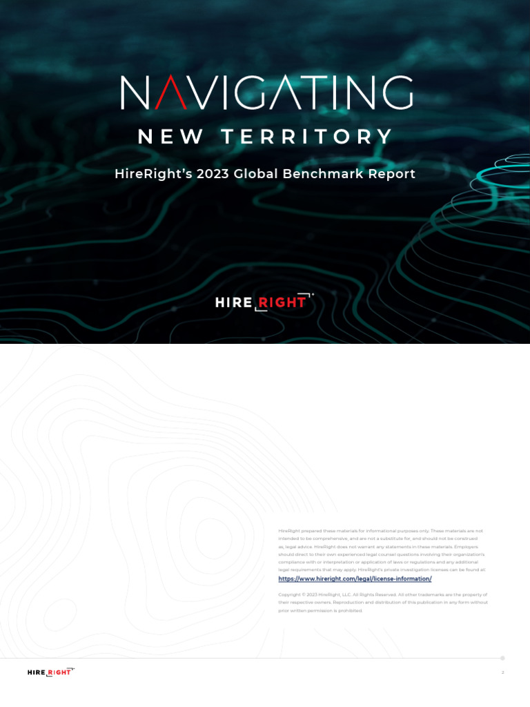 HireRight 2023 Global Benchmark Report | PDF | Recruitment | Background ...