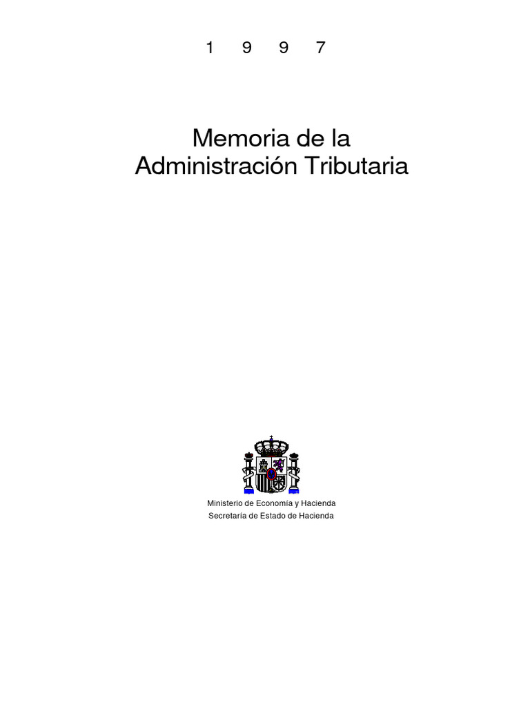 Memoria Tributa Ria 1997 | PDF | Impuestos | Contabilidad