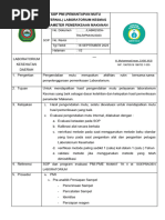SOP Petunjuk Pemeriksaan E - Coli Dan Coliform | PDF