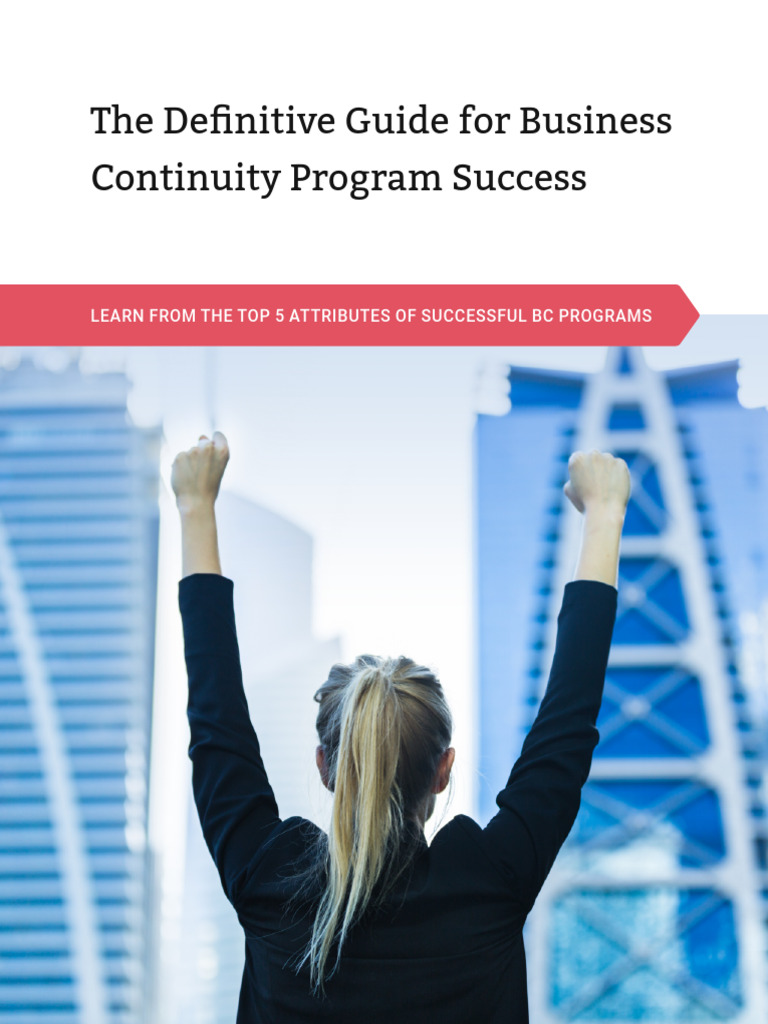 (Whitepaper) The Definitive Guide For Business Continuity Program ...