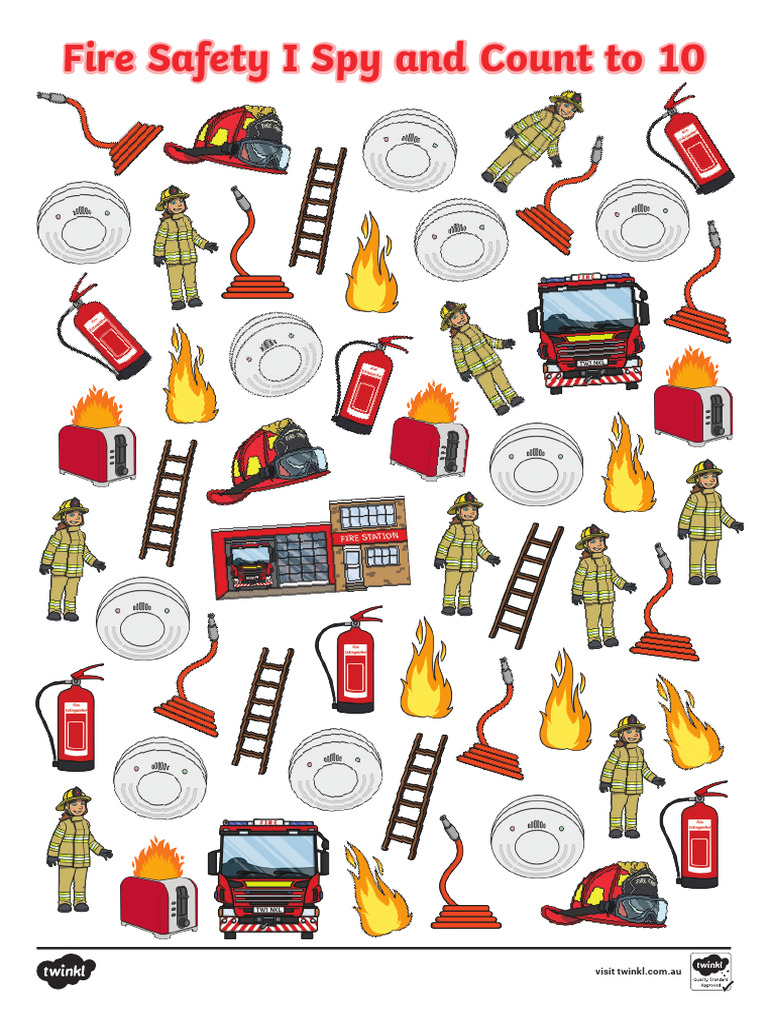 Au T 1676159434 Fire Safety I Spy and Count To 10 - Ver - 1 | PDF ...