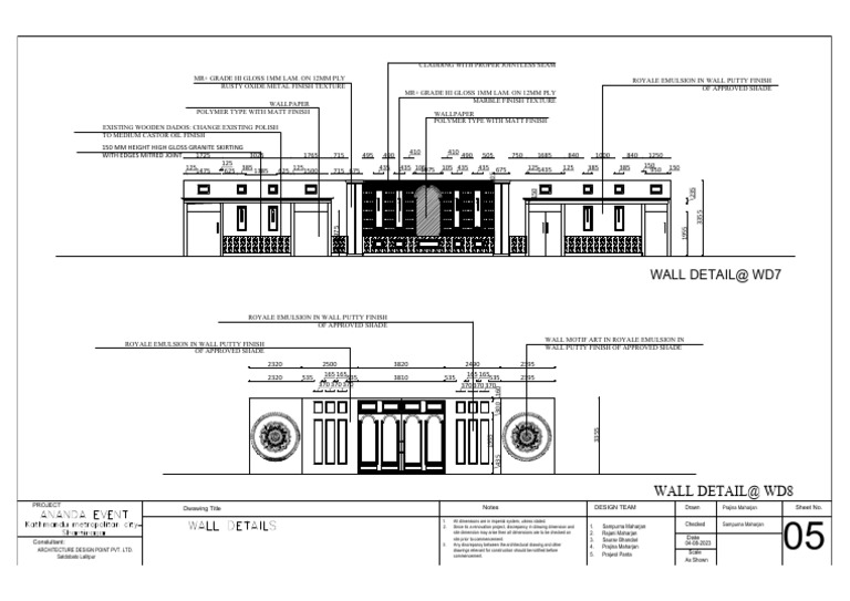 Wall Detail@ Wd8 | PDF